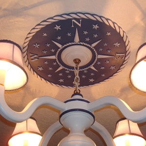 Compass Decor, Home Decor, Lighting, Compass Ceiling Medallion ...