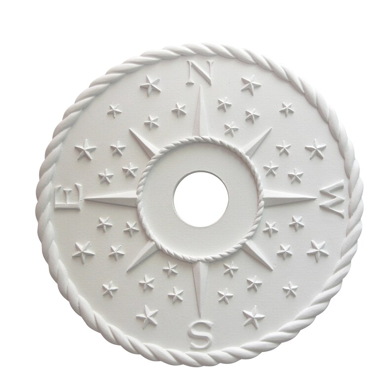 Navy Room Decor Compass Rose Ceiling Medallions Nautical | Etsy