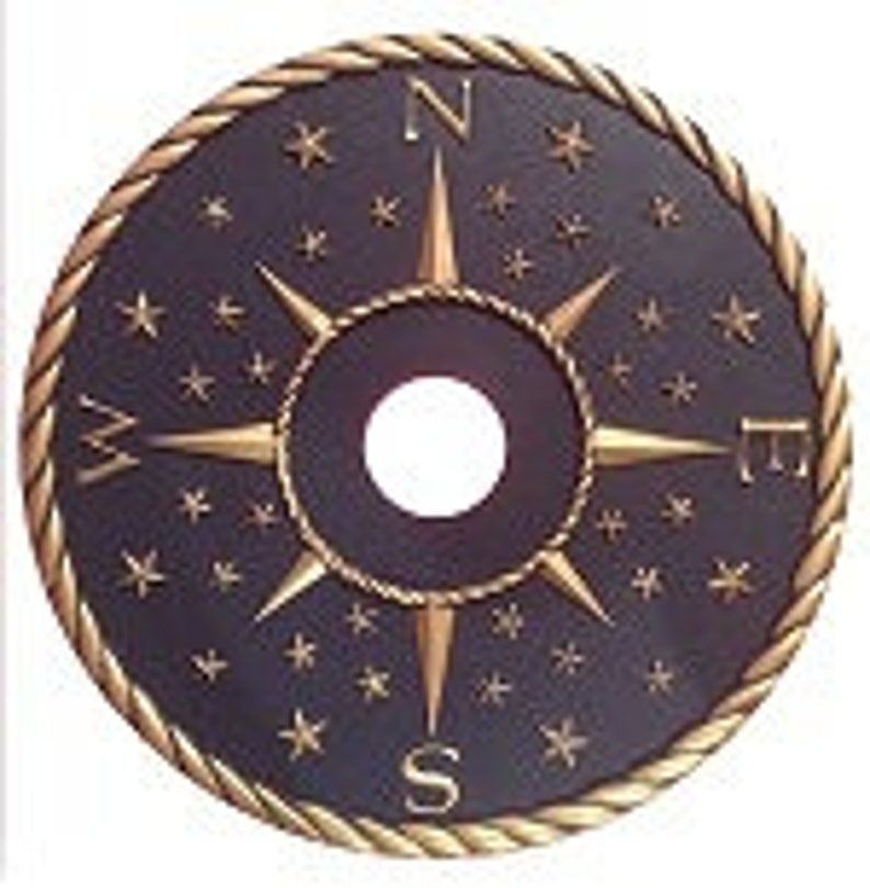 Navy Room Decor Compass Rose Ceiling Medallions Nautical | Etsy