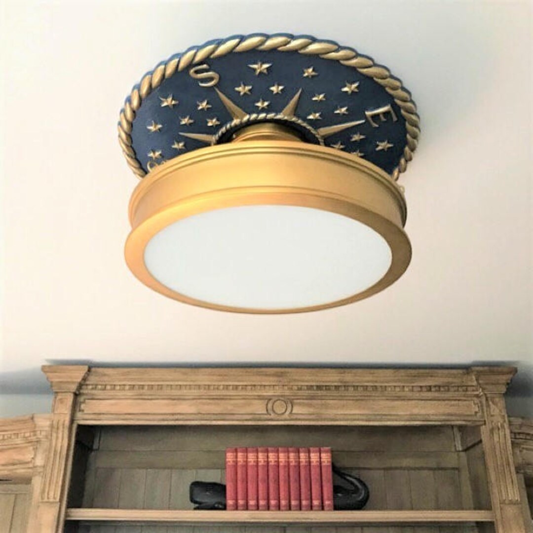 Compass Rose Ceiling Medallion, Ceiling Medallion Rose, Ceiling ...