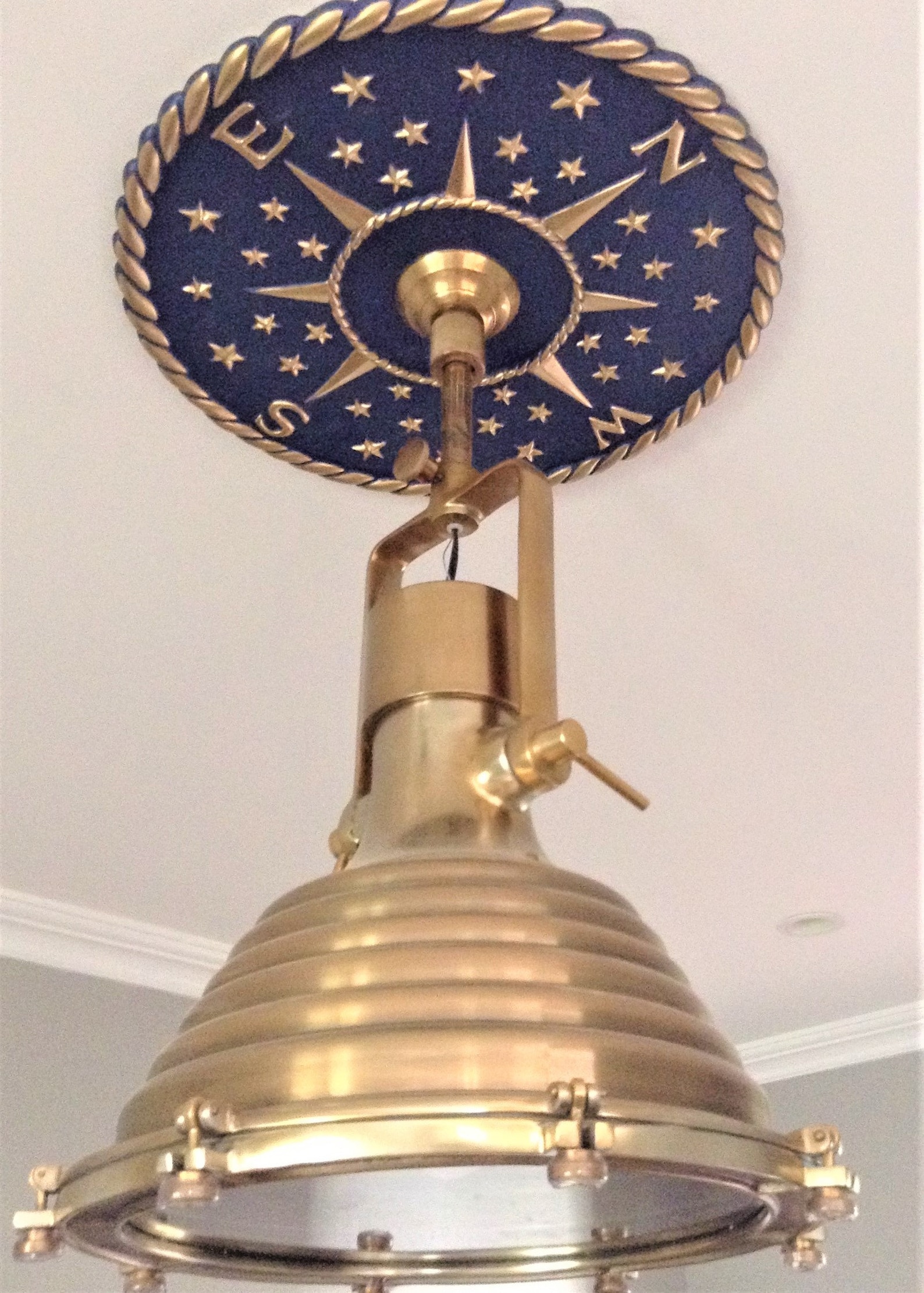 Compass Rose Ceiling Medallion Ceiling Medallion Nautical | Etsy
