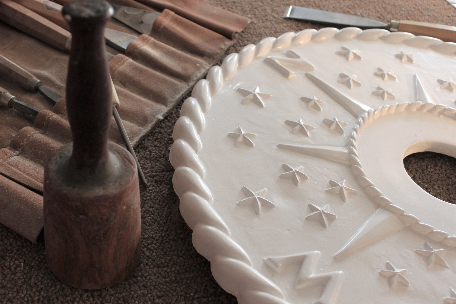 Compass Rose Ceiling Medallion Compass Rose Compass Decor | Etsy