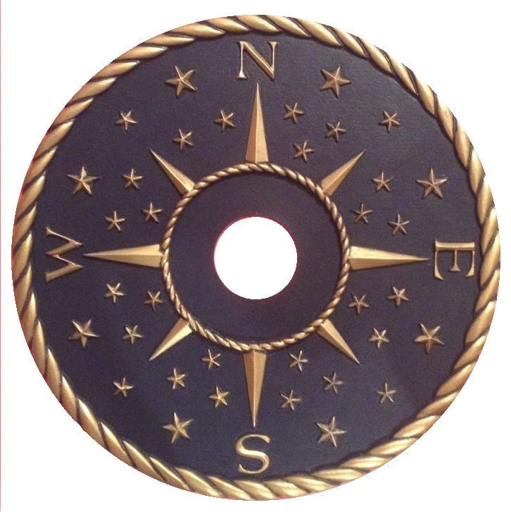 Compass Rose Ceiling Medallion Compass Rose Home and Living | Etsy