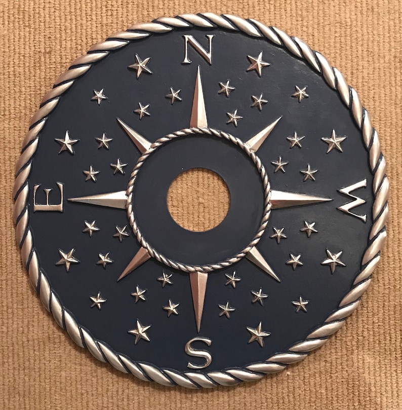 Ceiling Medallion Compass Rose Home and Living Lighting | Etsy