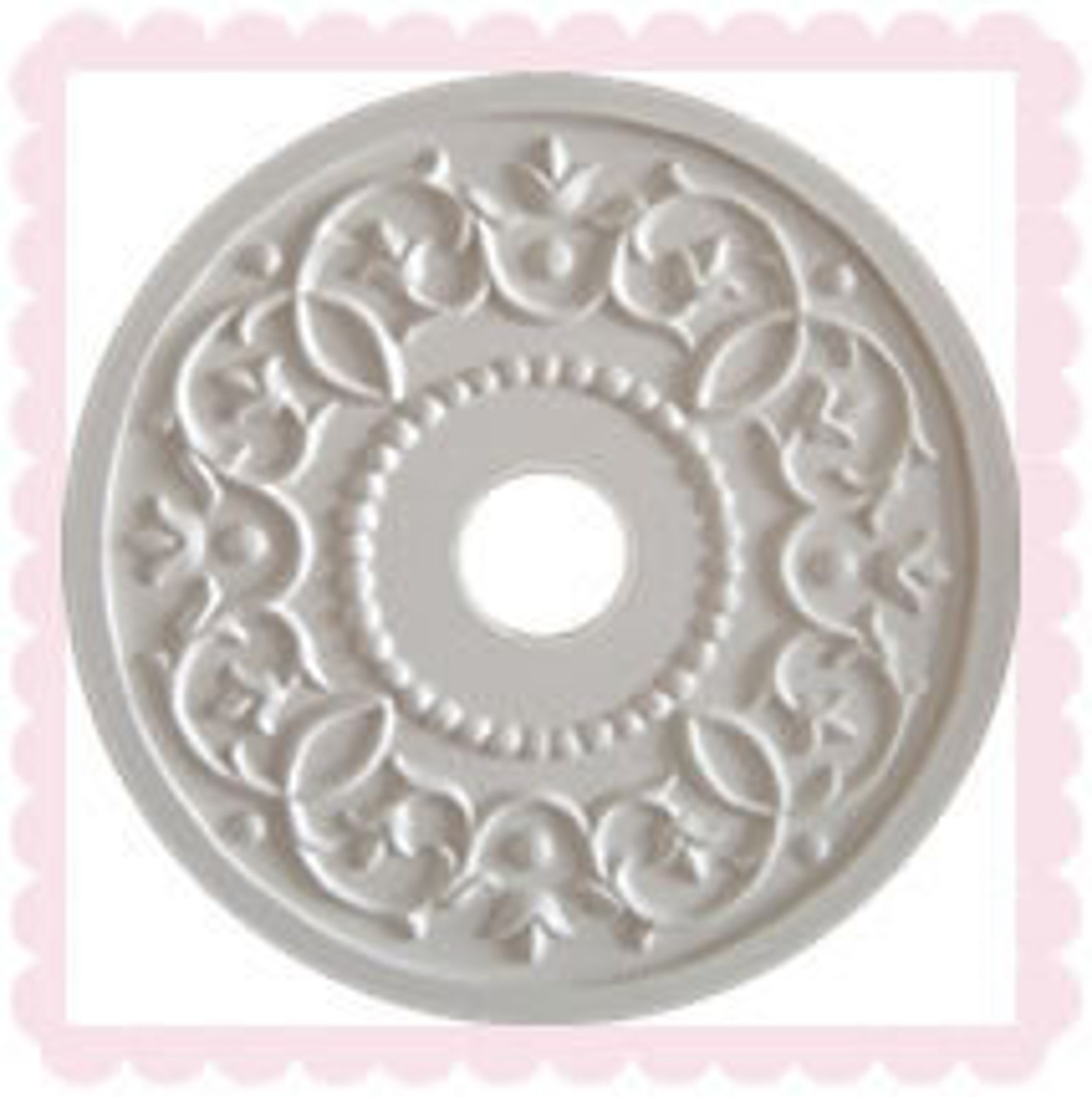 White Ceiling Medallion White Ceiling Rose Ceiling Medallion - Etsy