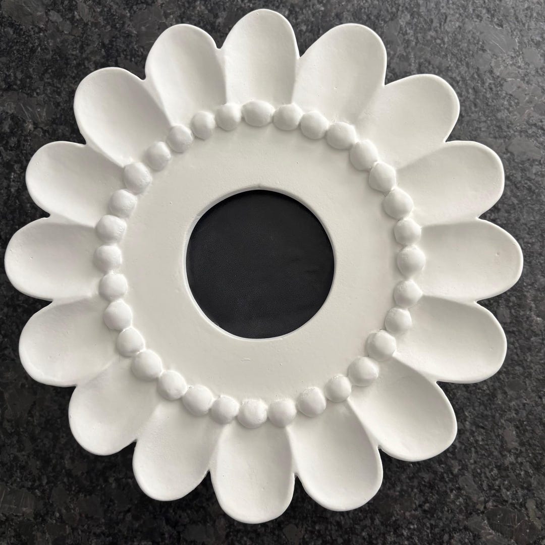 Small Flower Ceiling Medallion: Hand-carved Lightweight Resin Decor - Etsy