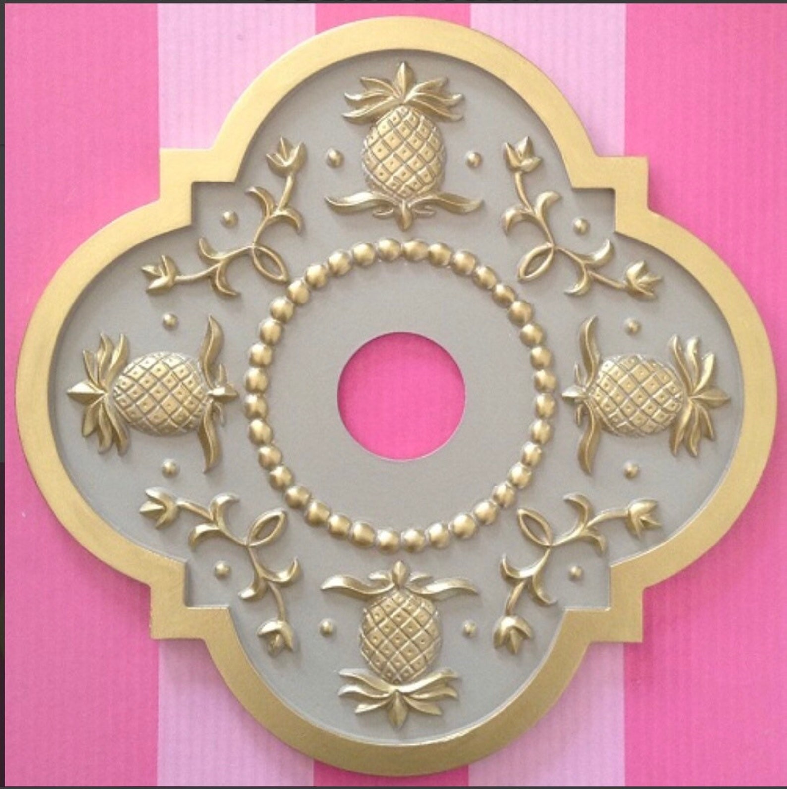 Pineapples, Pineapple Ceiling Medallions, Tropical Decor, Pineapples ...