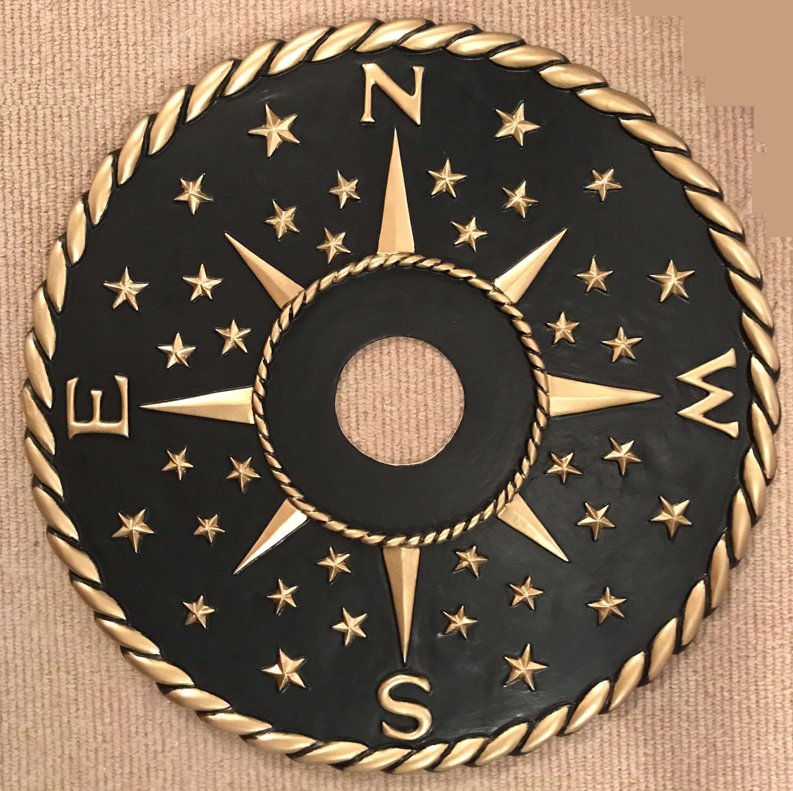 Ceiling Medallions Compass Rose Ceiling Medallion Compass | Etsy