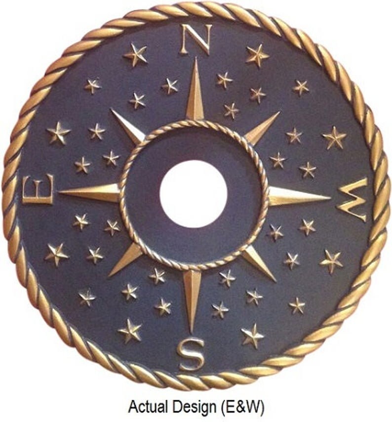 Compass Decor Home Decor Lighting Compass Ceiling - Etsy