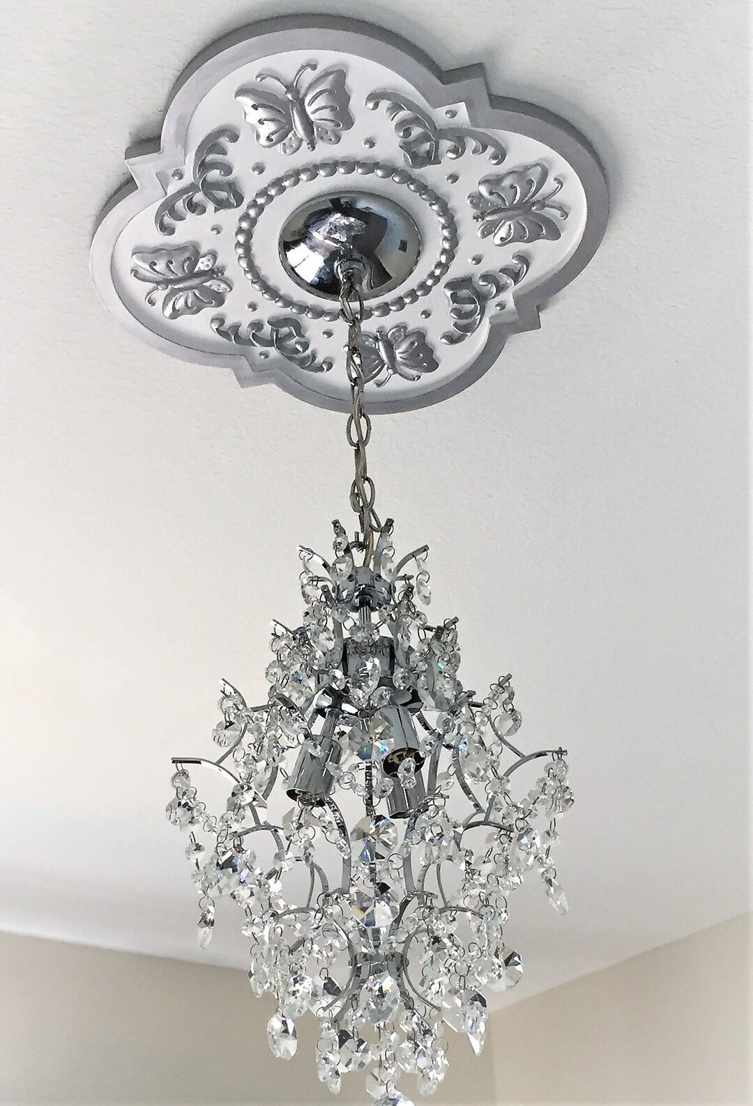 Butterfly Decor, Butterflies, Nursery Decor, Ceiling Medallion, Baby ...