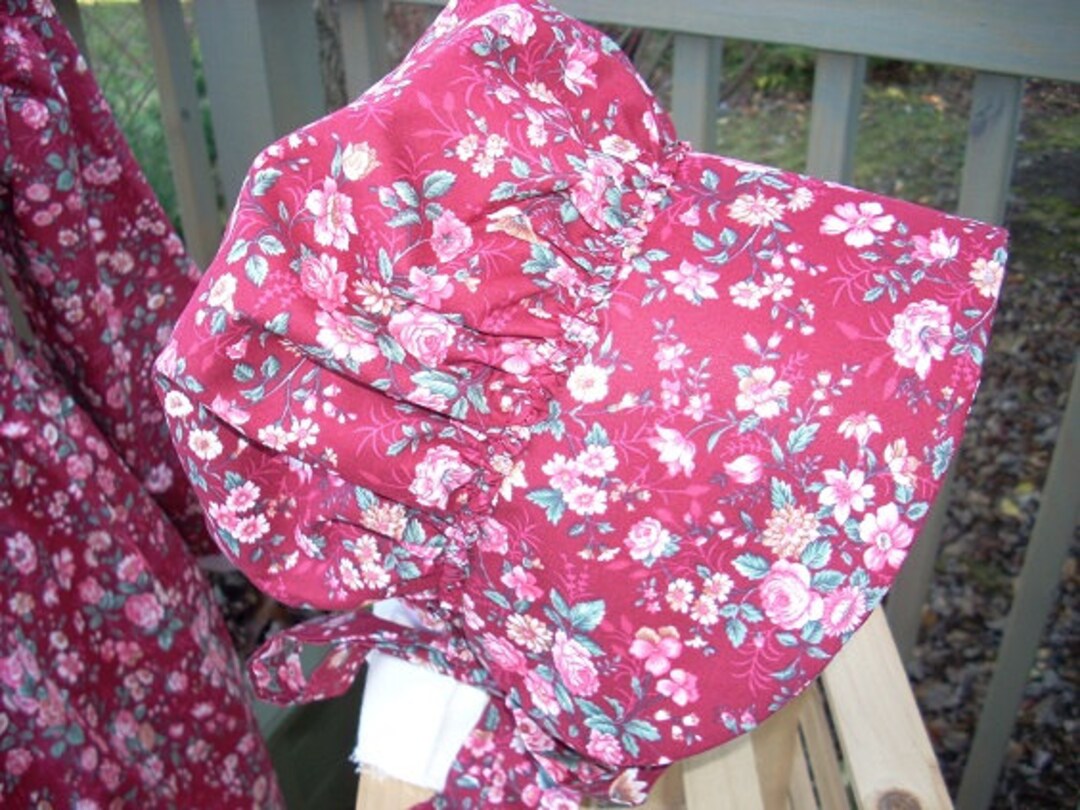 Girls Bonnet Roses Bloom - Etsy
