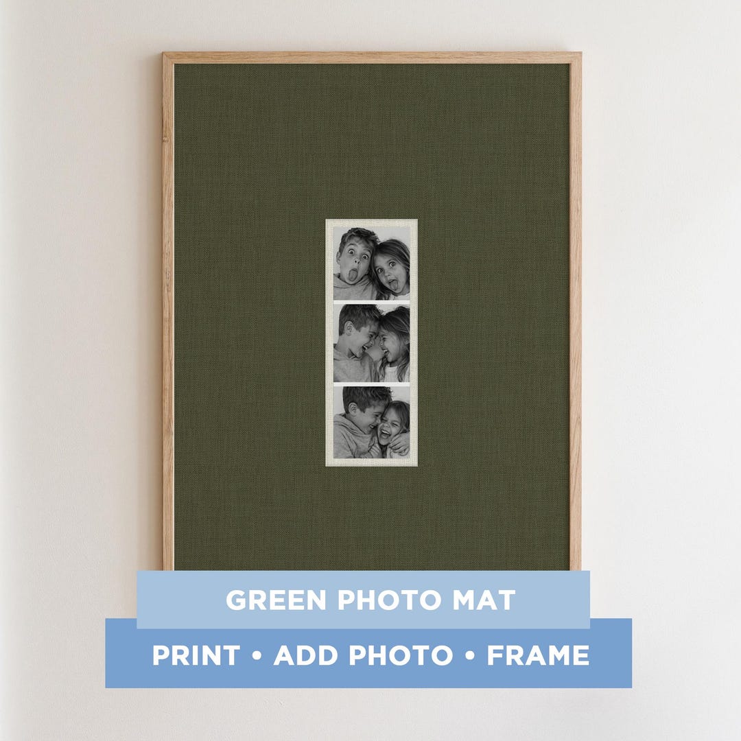 Photo Booth Strip Collage Template Printable Add Your Own Photos ...
