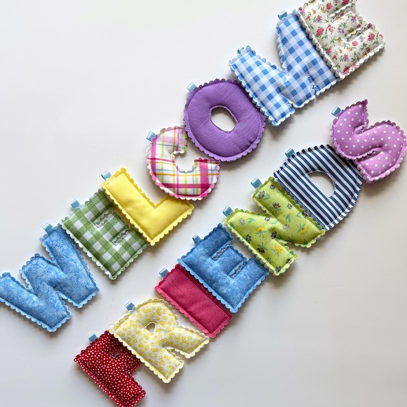 Baby Room Letter Sewn - Etsy