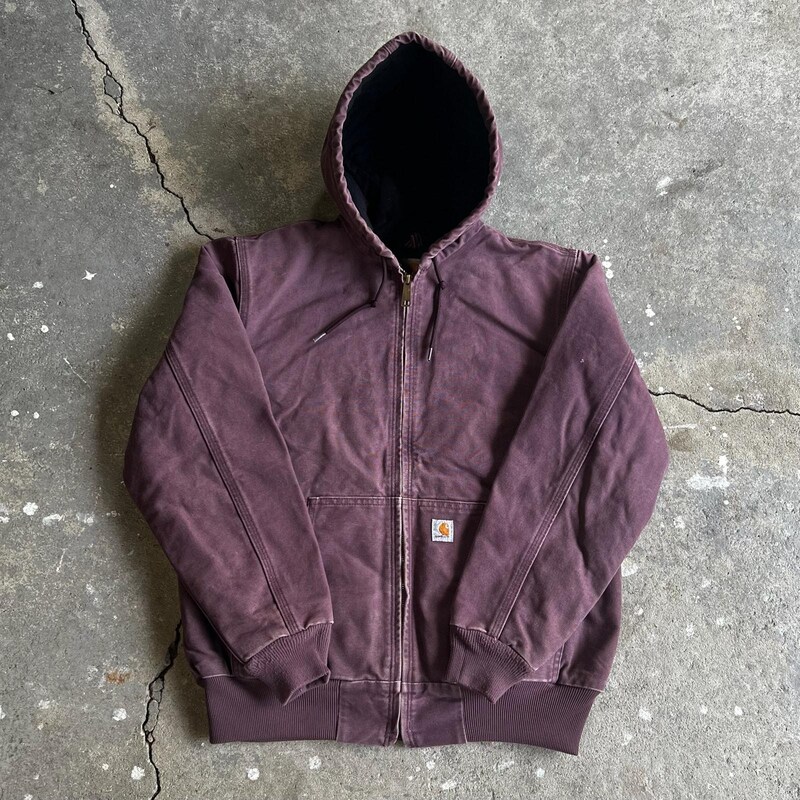 Purple Carhartt Jacket - Etsy
