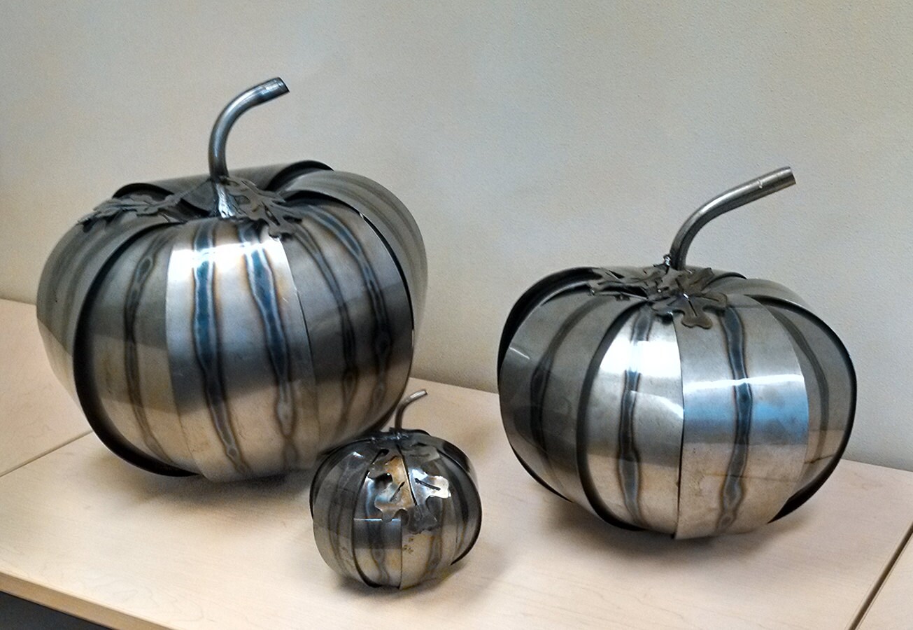 Metal Art Pumpkin, Large Size by Brown-donkey Designs - Etsy