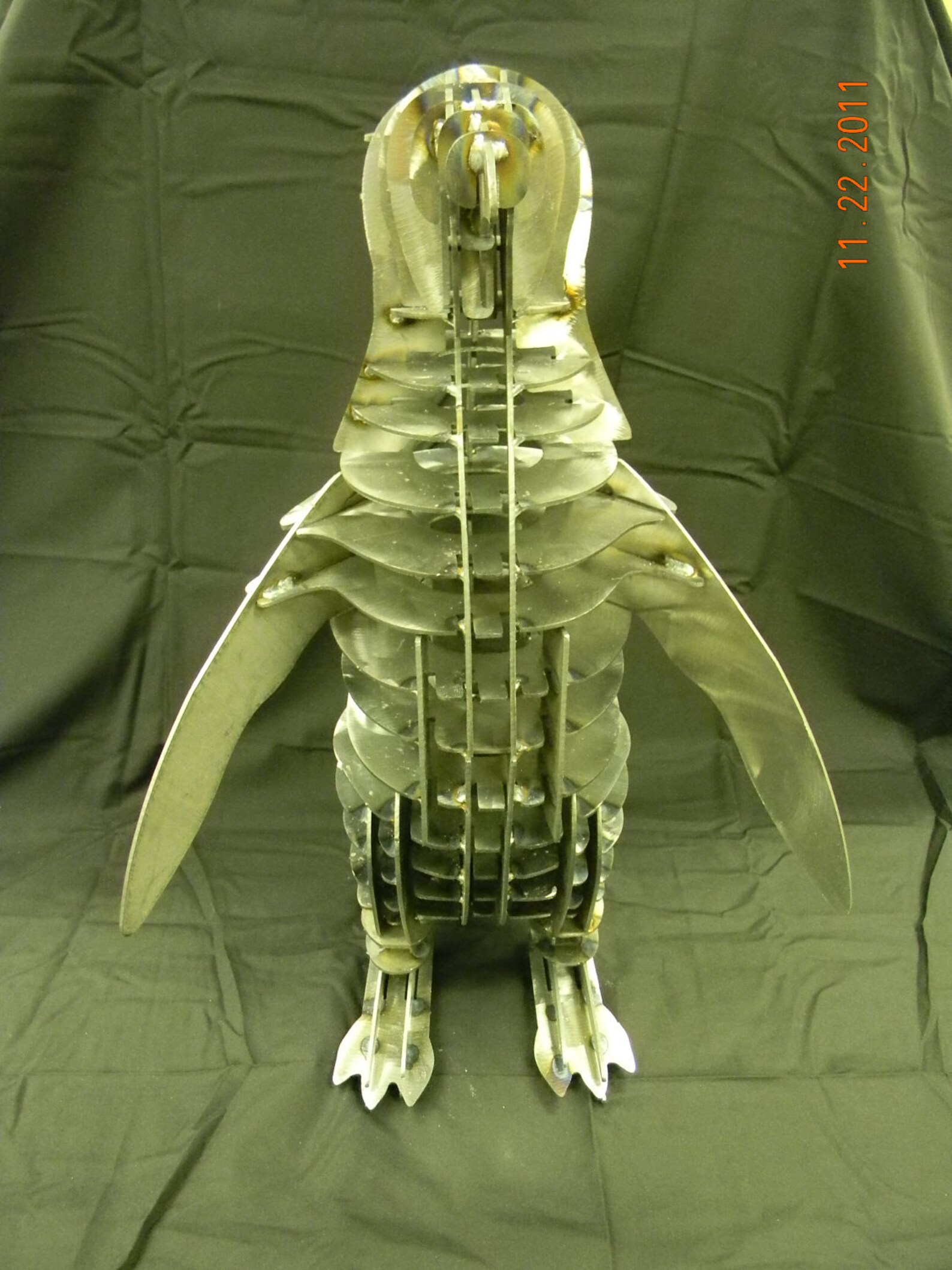 Metal Art, "penguin" Steel Penguin, Metal Penguin, Metal Sculpture - Etsy