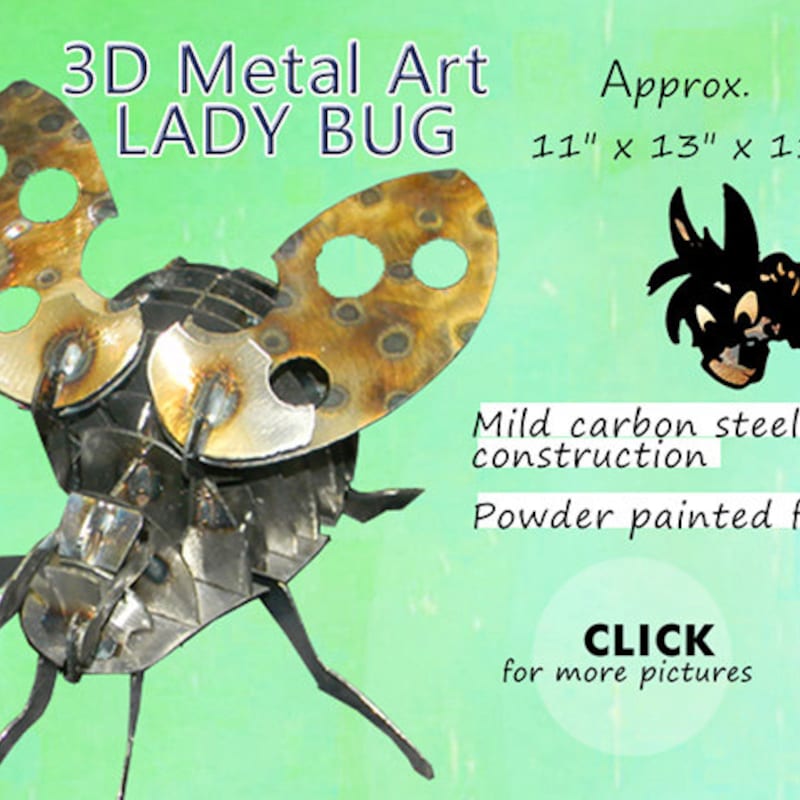 Metal Bug - Etsy