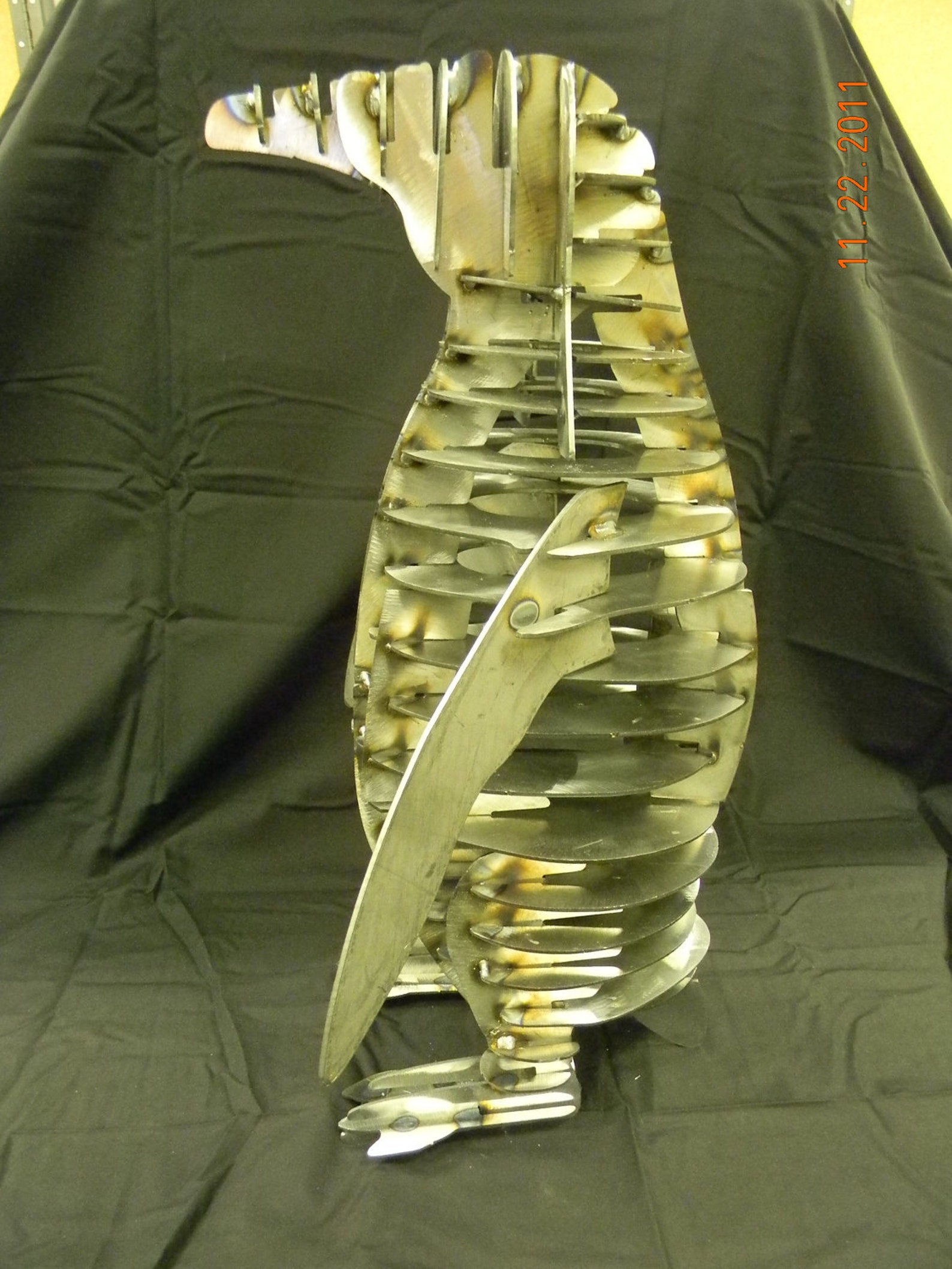 Metal Art, penguin Steel Penguin, Metal Penguin, Metal Sculpture - Etsy