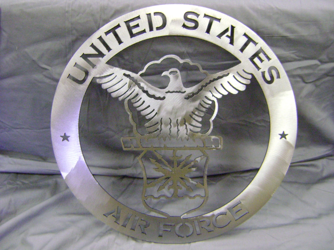 Air Force Metal Art Sign - Etsy