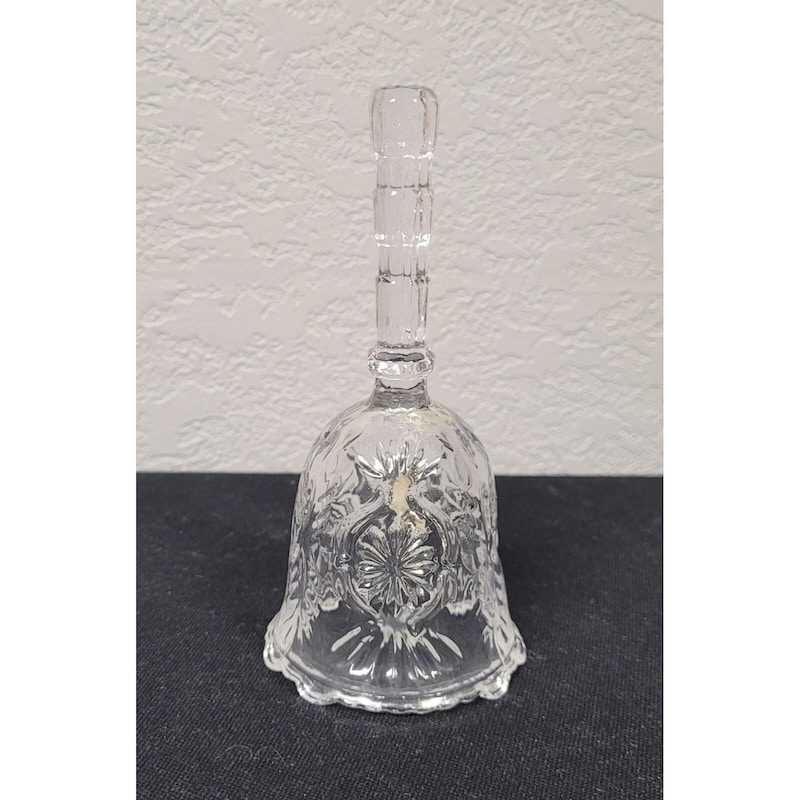 Lead Crystal Glass Bell - Etsy
