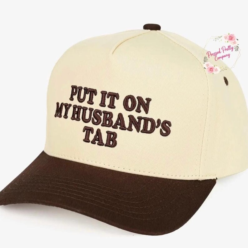 Put It on My Husband’s Tab Hat | Funny Wife Trucker Hat | Girls Trip ...