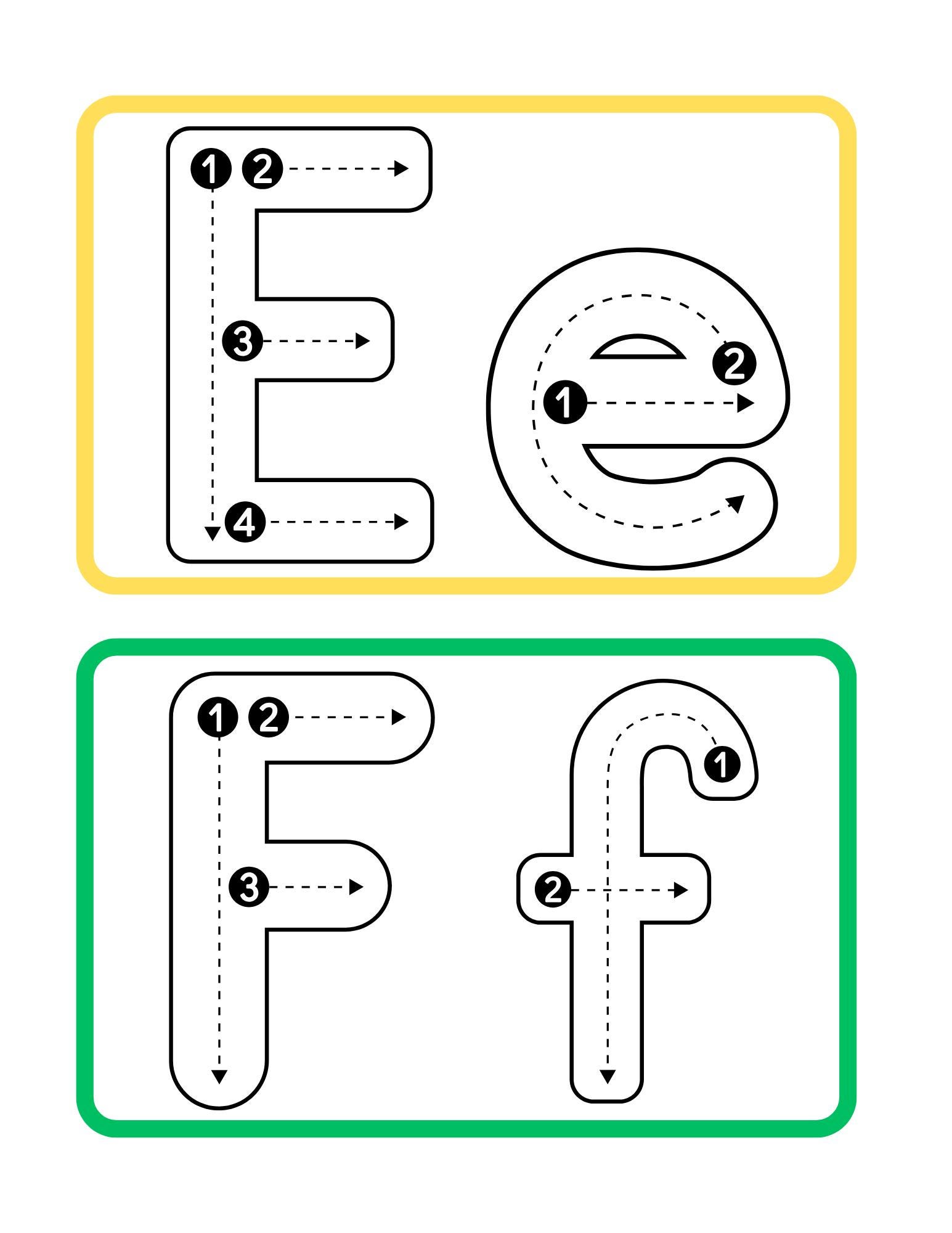 Alphabet Tracing Task Card Printable, Uppercase Lowercase Letter ...
