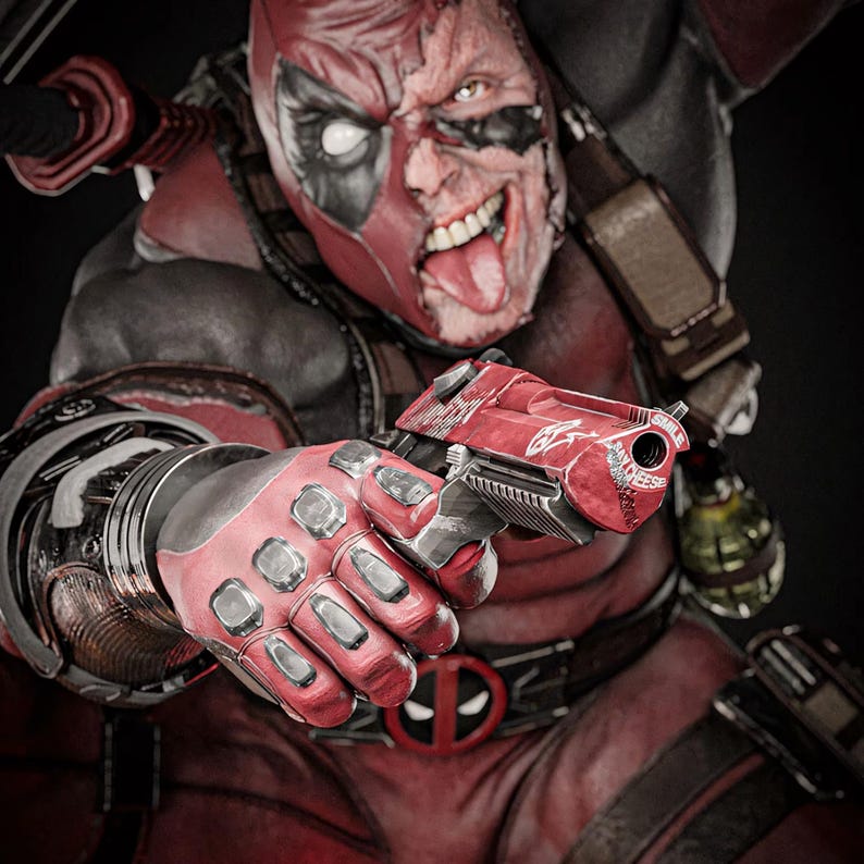 Deadpool Fanart STL Figure for 3D Printing - Etsy