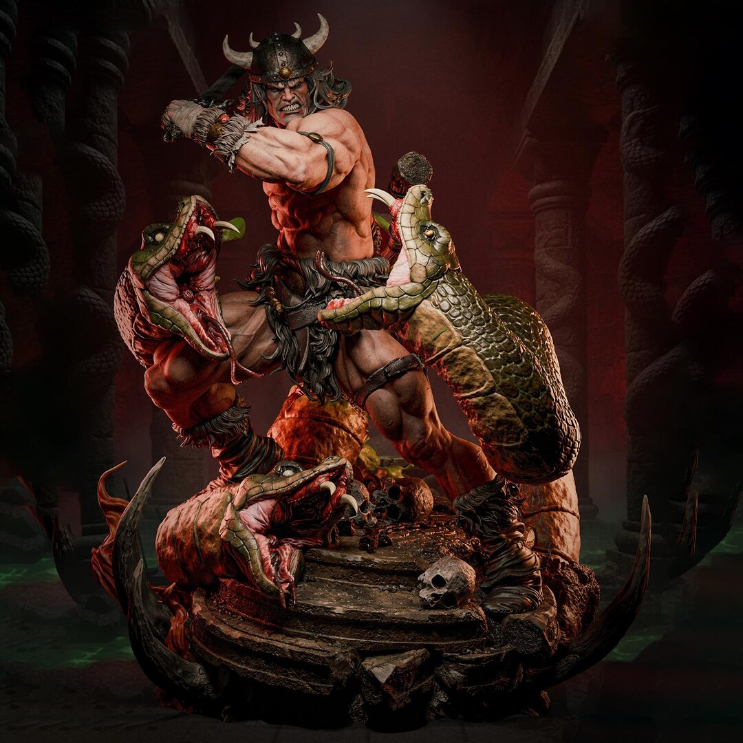 Conan Fanart STL Figure for 3D Printing - Etsy
