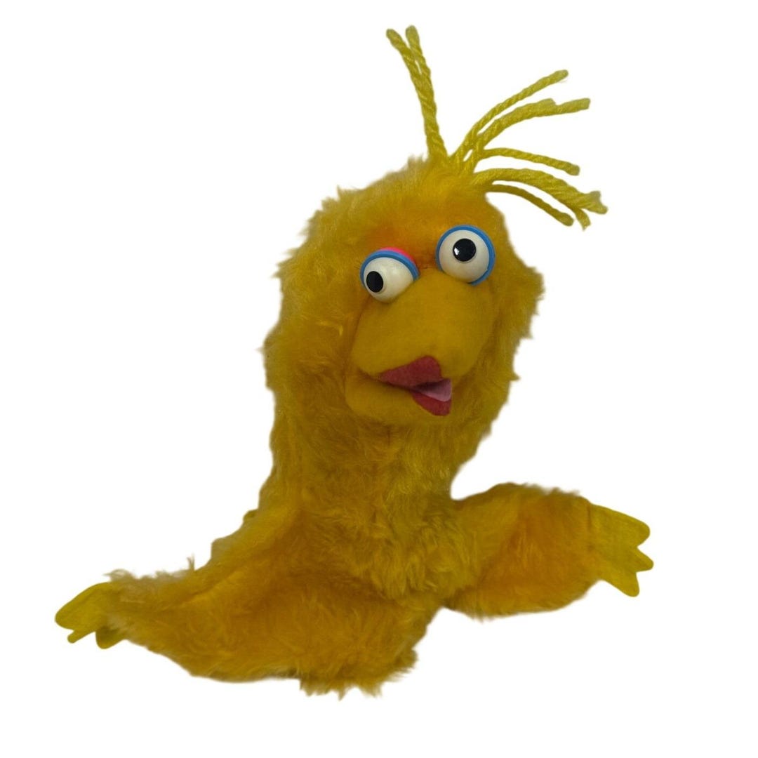 VTG 1980s Big Bird Hand Puppet Sesame Street Animal Toys Plus Plush Jim ...