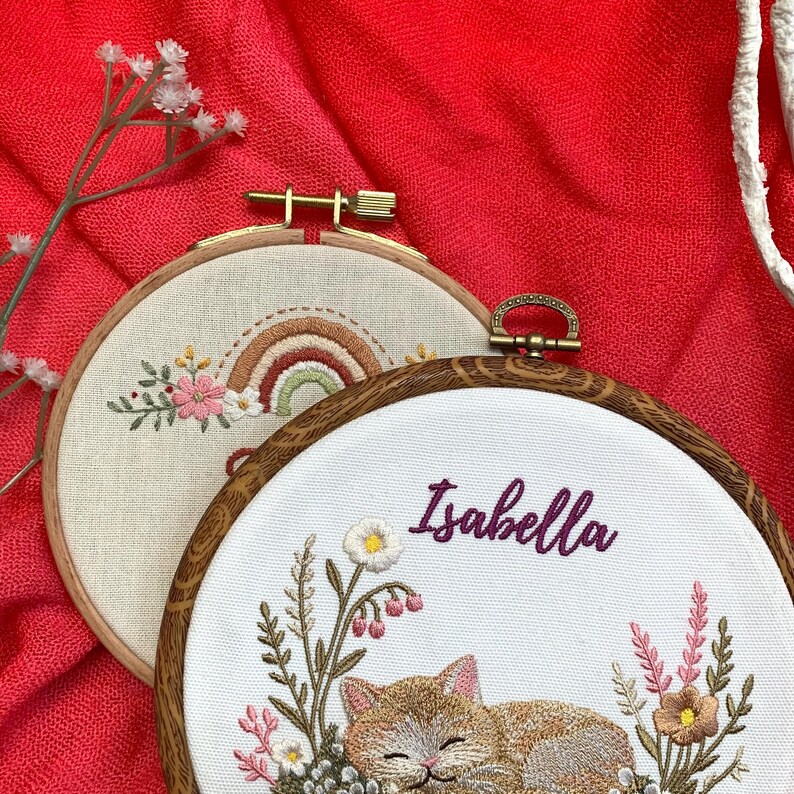 Custom Mama Name Stitch Frame, Kids Names Keepsake Gift for Mother's ...