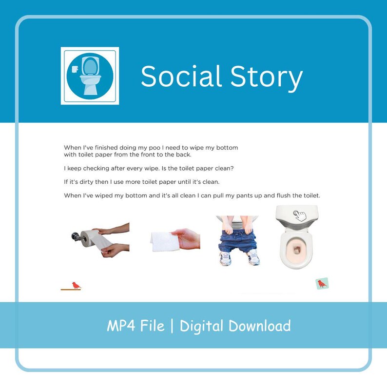 Let’s Go to the Toilet – Social Story Video Daily Living Skills for ...