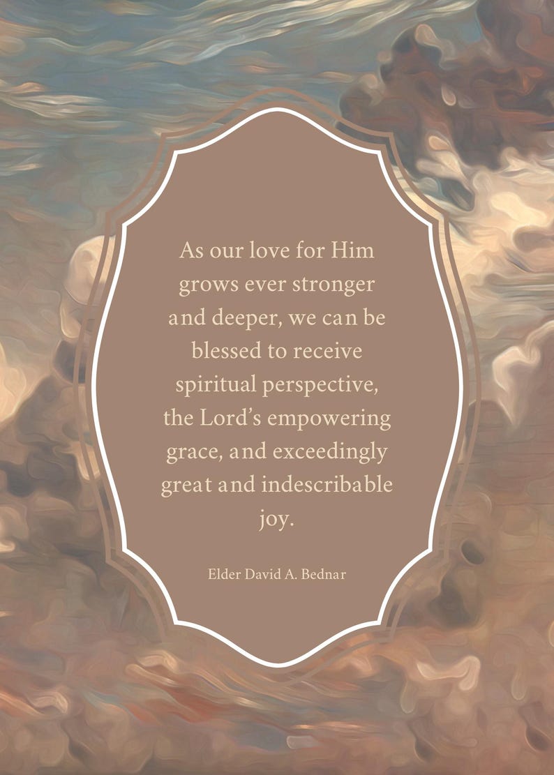 LDS April General Conference Printable Quotes - Etsy UK
