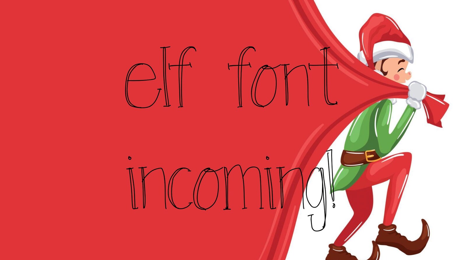 Elf Font Shelf - Etsy