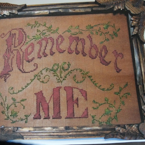 Victorian Motto Sampler Home Sweet Home Punched Paper KIT TO - Etsy