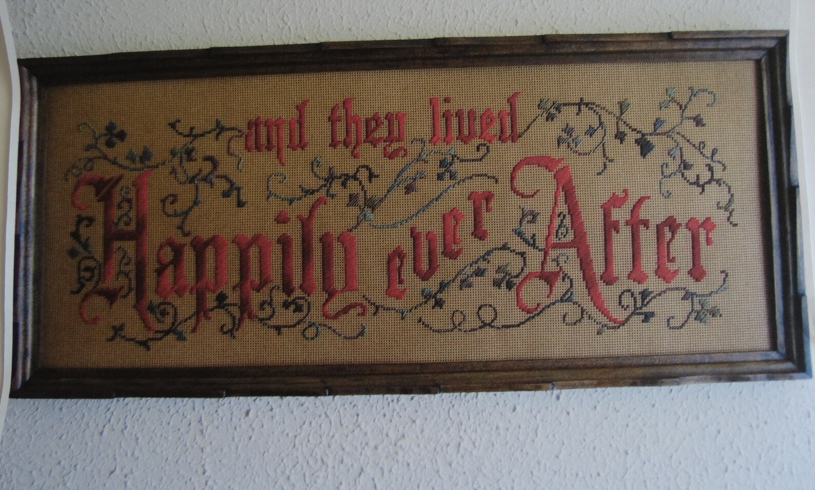 Victorian Motto Sampler and They Lived Happily Ever After Punched Paper ...
