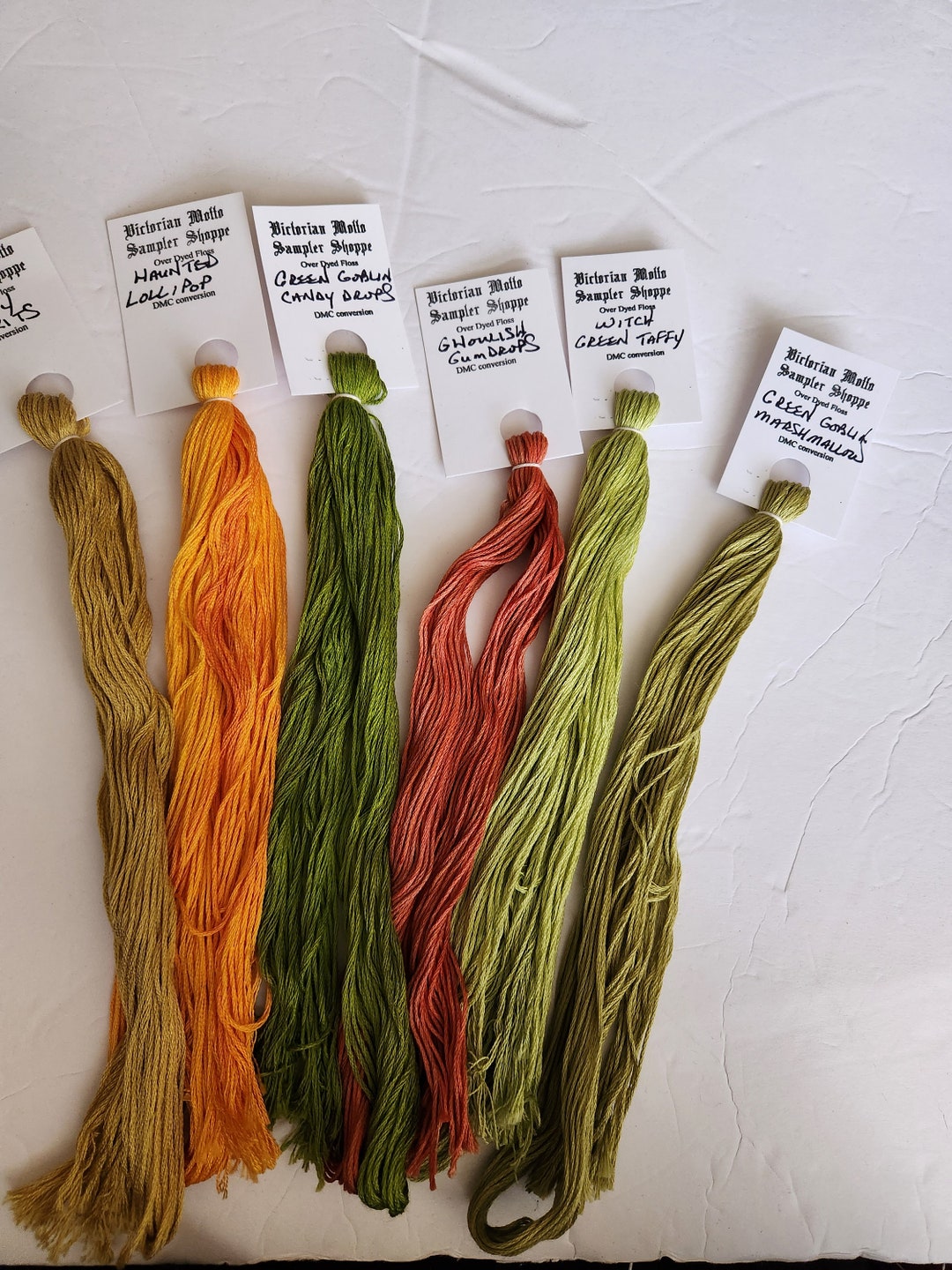 Halloween Candy Floss Colors 6 Skeins 20 Yards Each - Etsy
