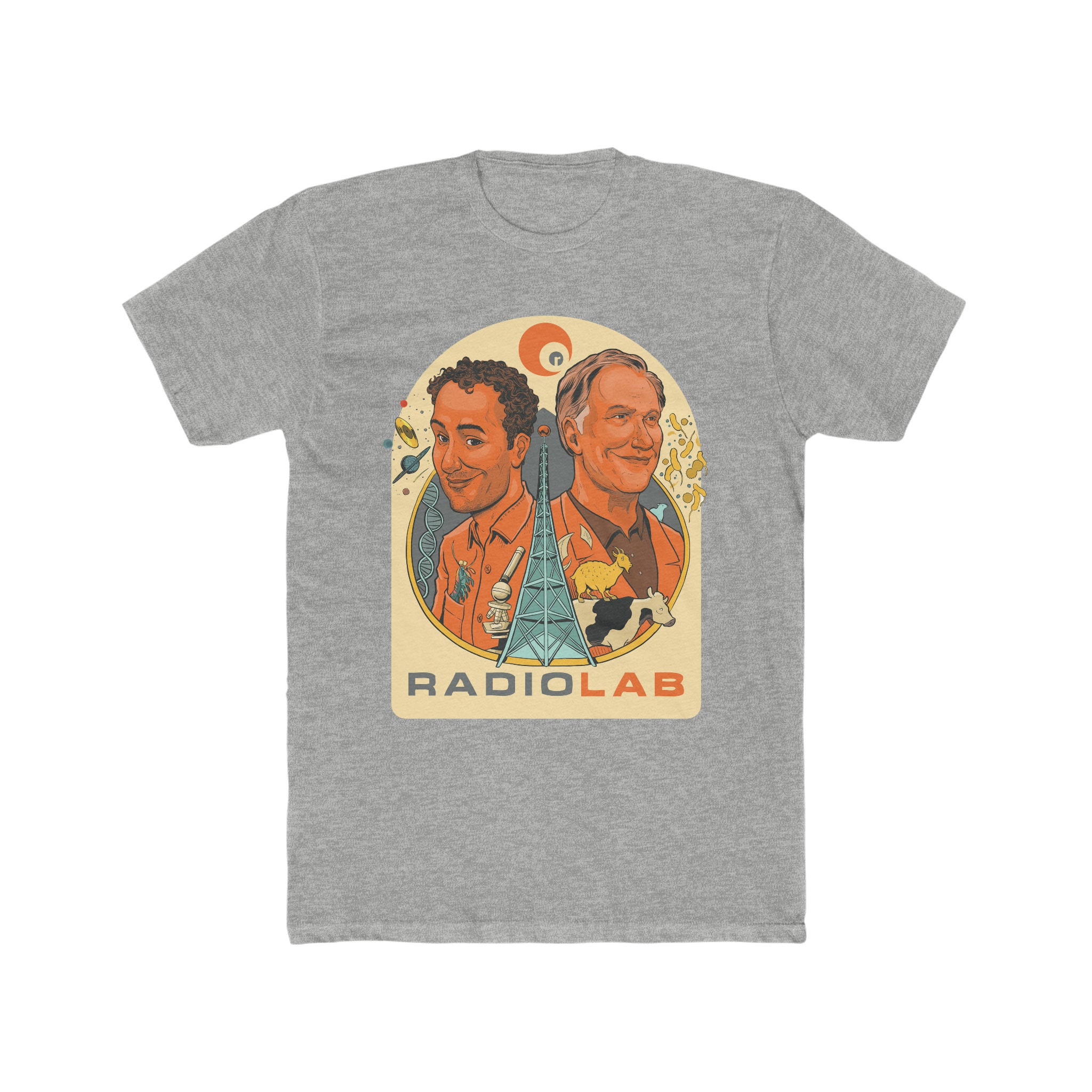Radiolab Men's Cotton Crew Tee - Etsy