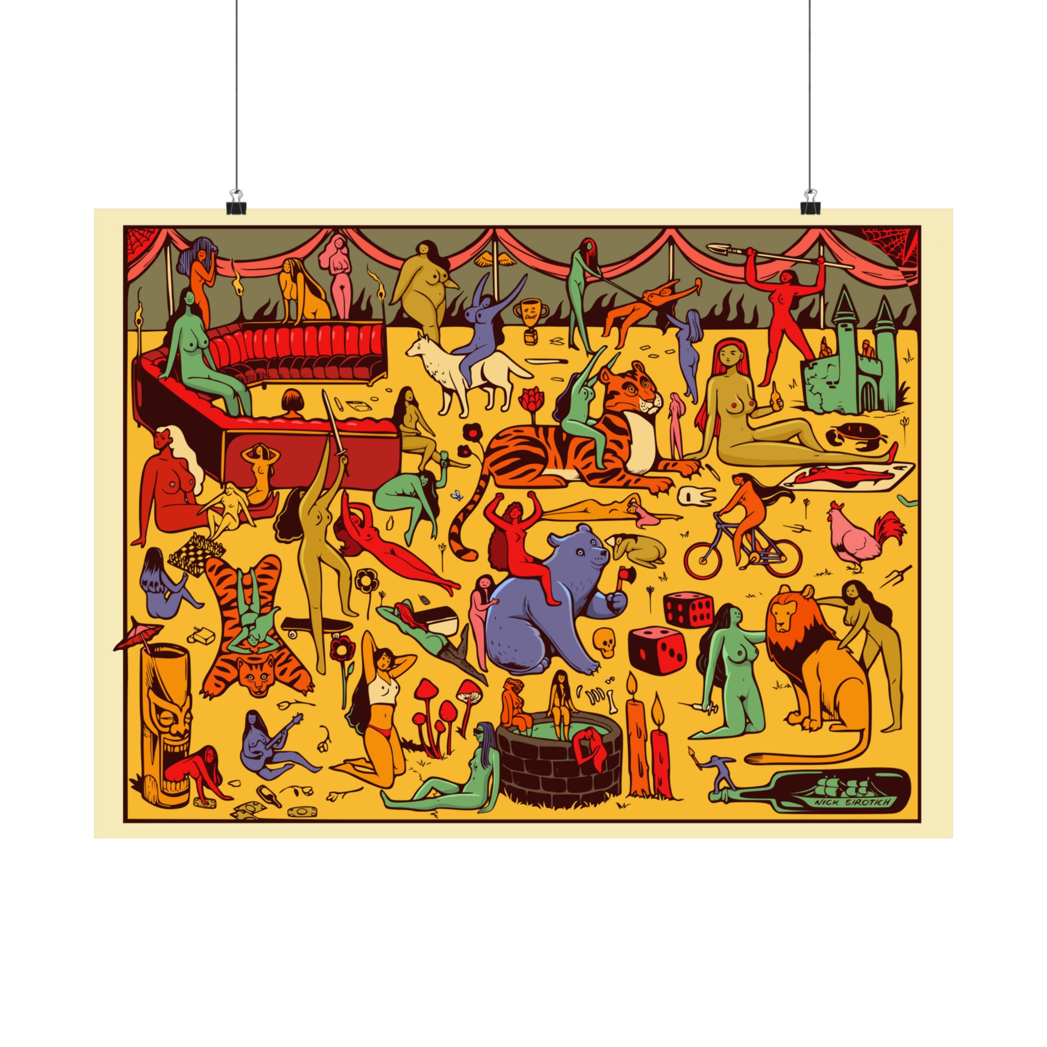 Hedonism Matte Horizontal Posters - Etsy
