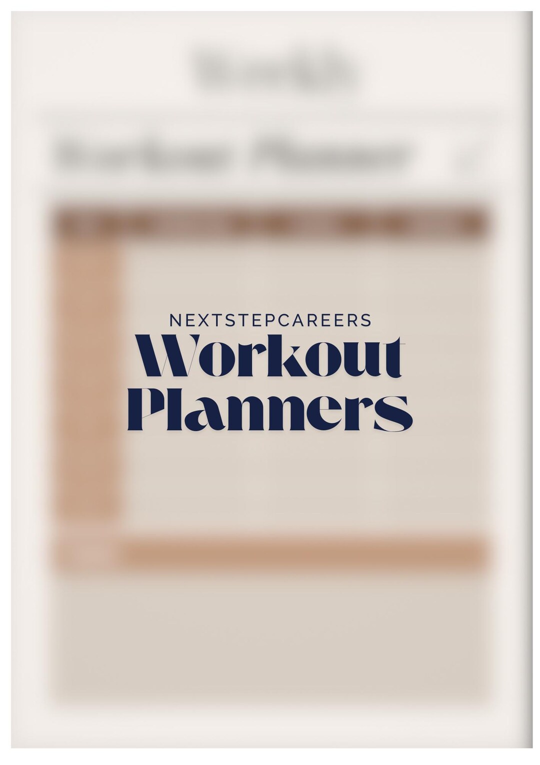 Gym Workout Planner Printable | Fitness Training Log | Weekly Workout ...