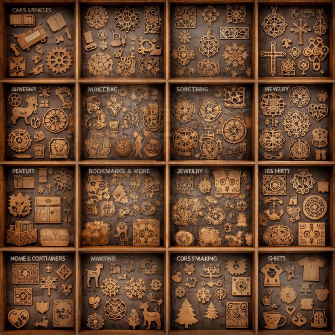 7,000,000+ Laser Cut Files Mega Bundle | SVG DXF | CNC & Co2 Laser ...