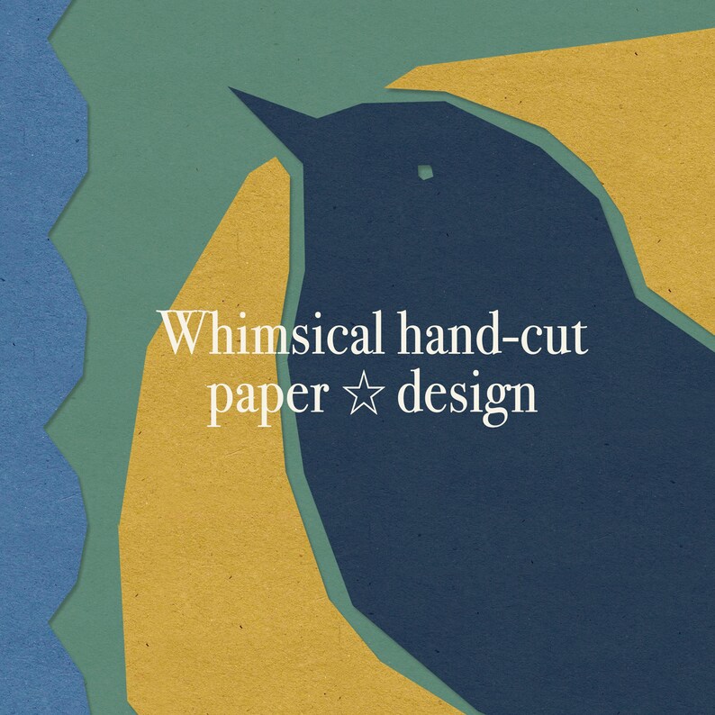 Kids Room Wall Art: Robin Print, Whimsical Woodland Bird Art (digital ...