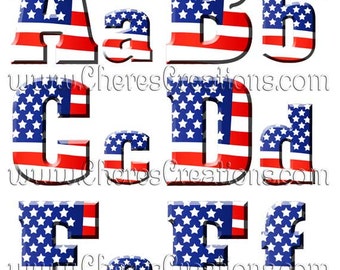 Blue Red White | Etsy