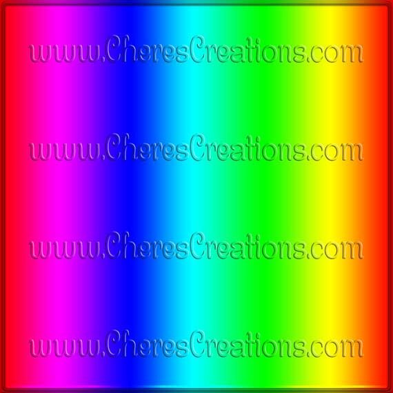 Neon Rainbow Alphabet Digital Scrapbook Kit - Etsy