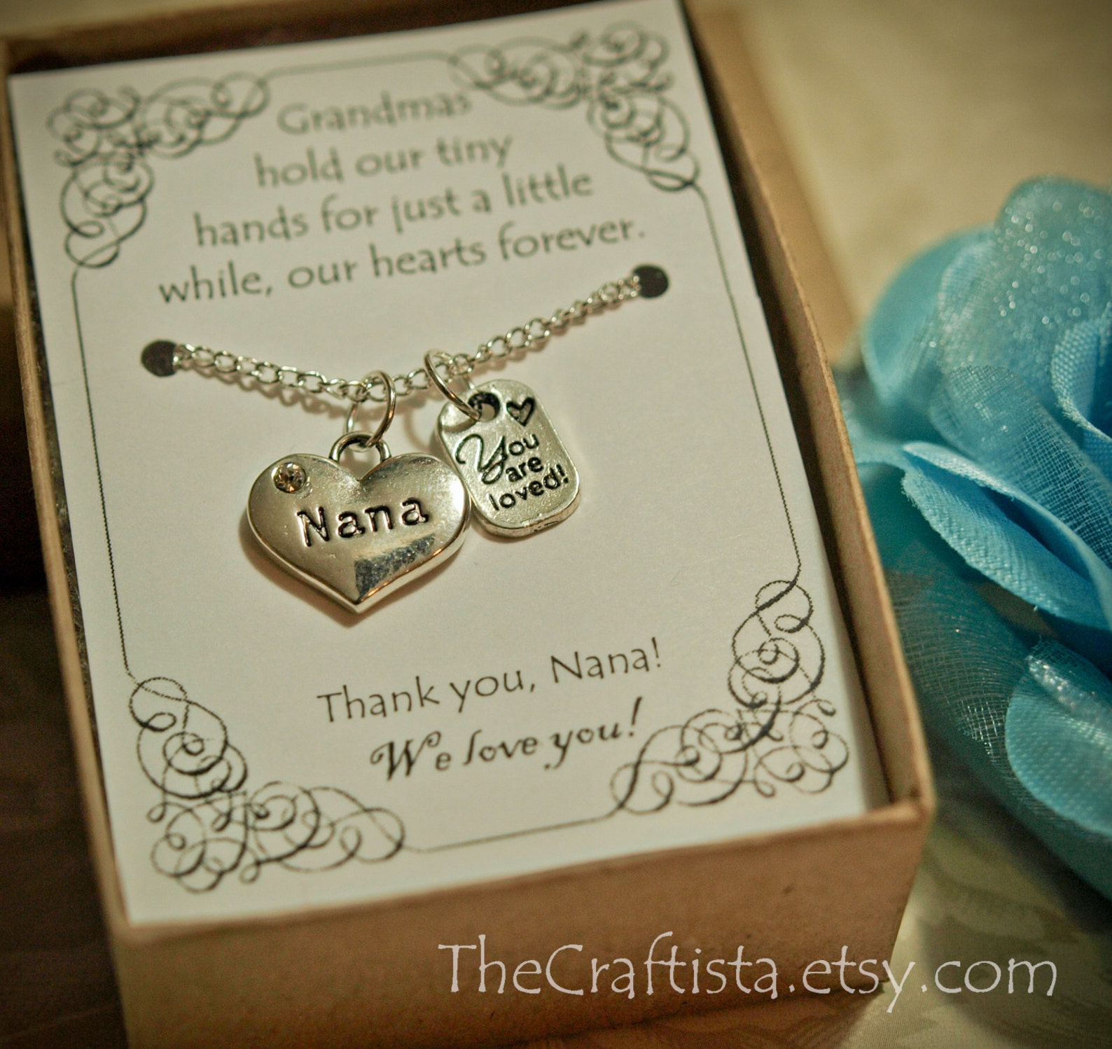 Grandma Necklace, Nana Necklace, G01B, Grandmother Necklace, Multiple ...