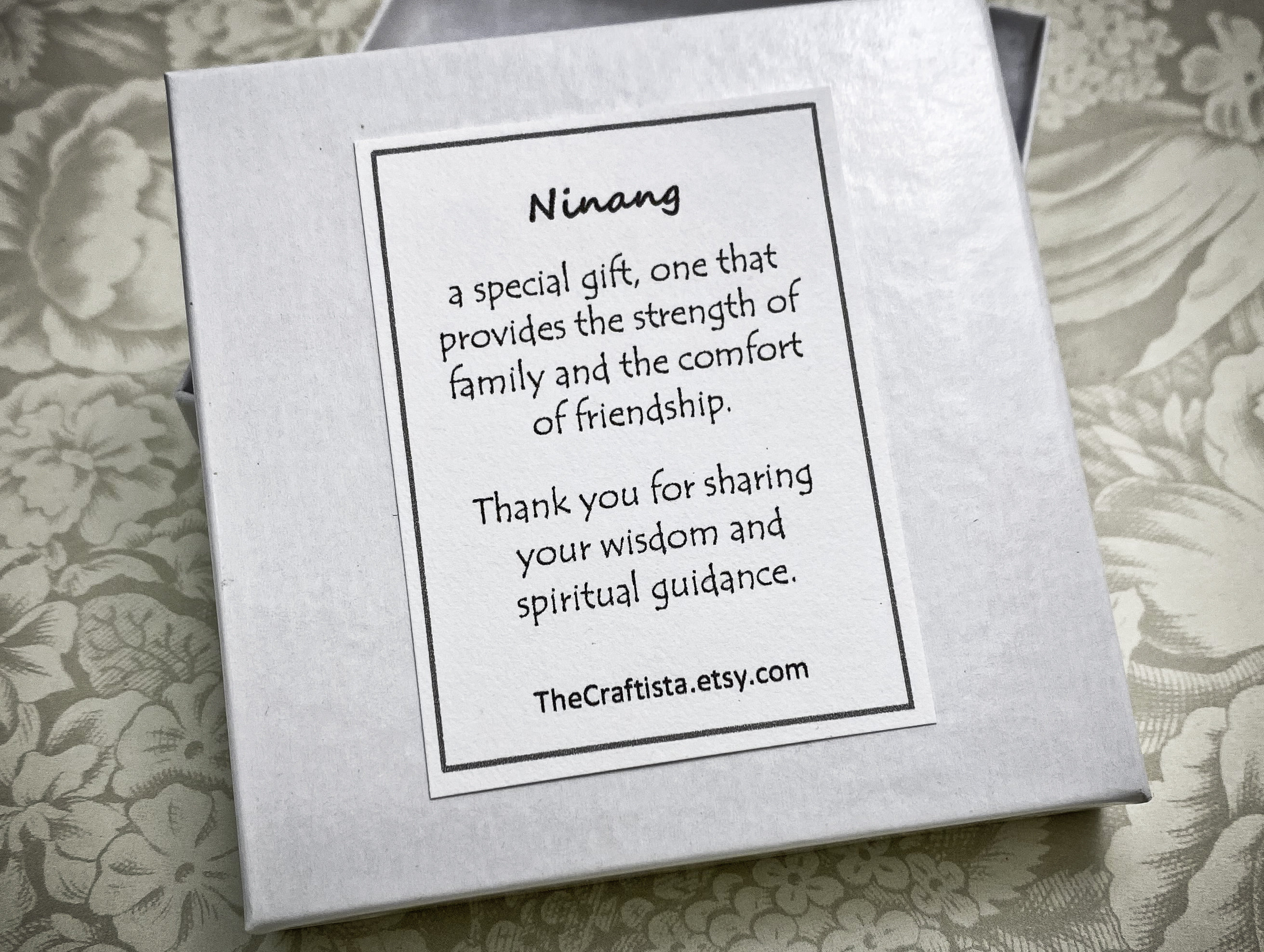 NIB Boxed Ninang Bangle Ninang Bracelet Ninang Charm | Etsy