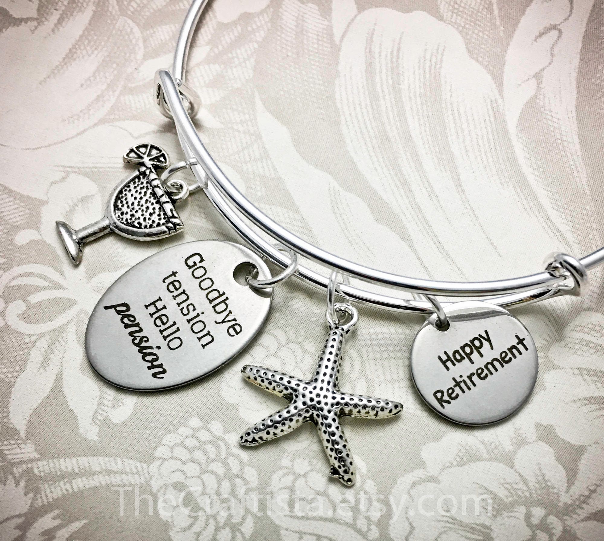 RET Retirement Bracelet Retirement Gift Retirement Jewelry | Etsy