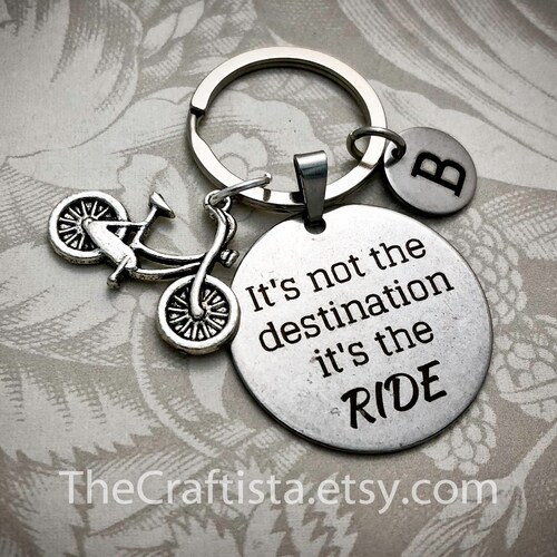 Personalized Bike Keychain Personalized Bike Rider Gift - Etsy
