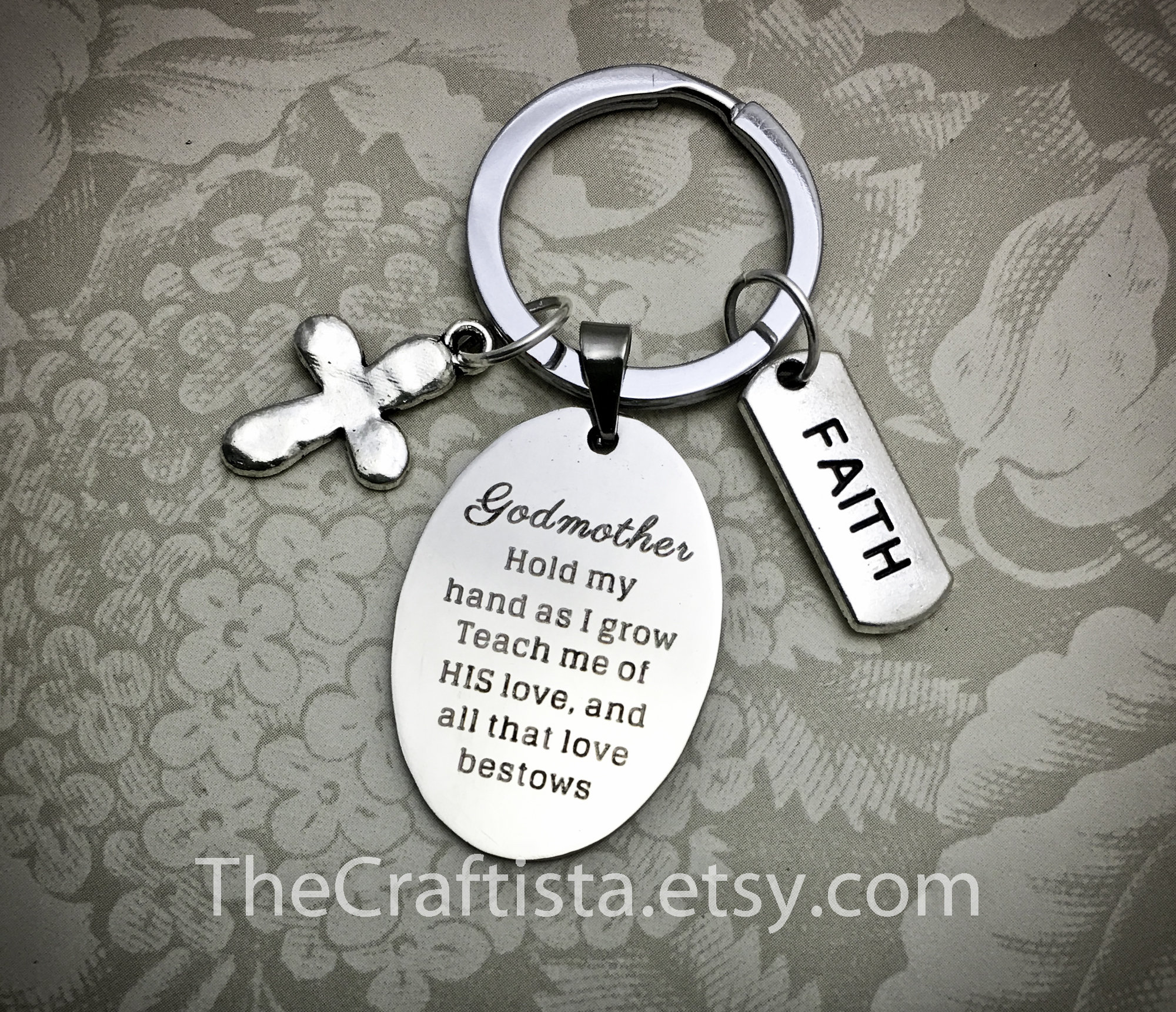 Godmother Keychain GM2 Godmother Gifts Godmother Key Ring - Etsy