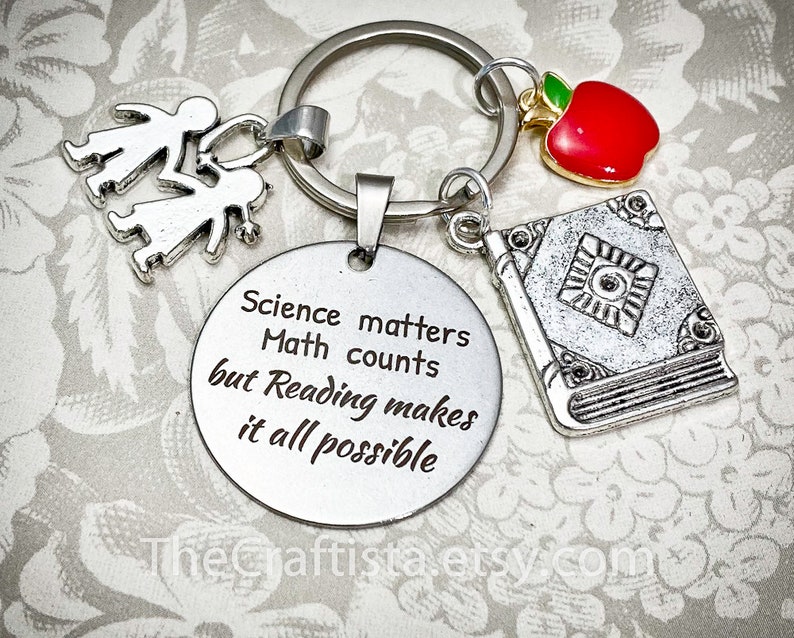 RDK, Reading Teacher Keychain, Gifts for Reading Teachers, Writing ...