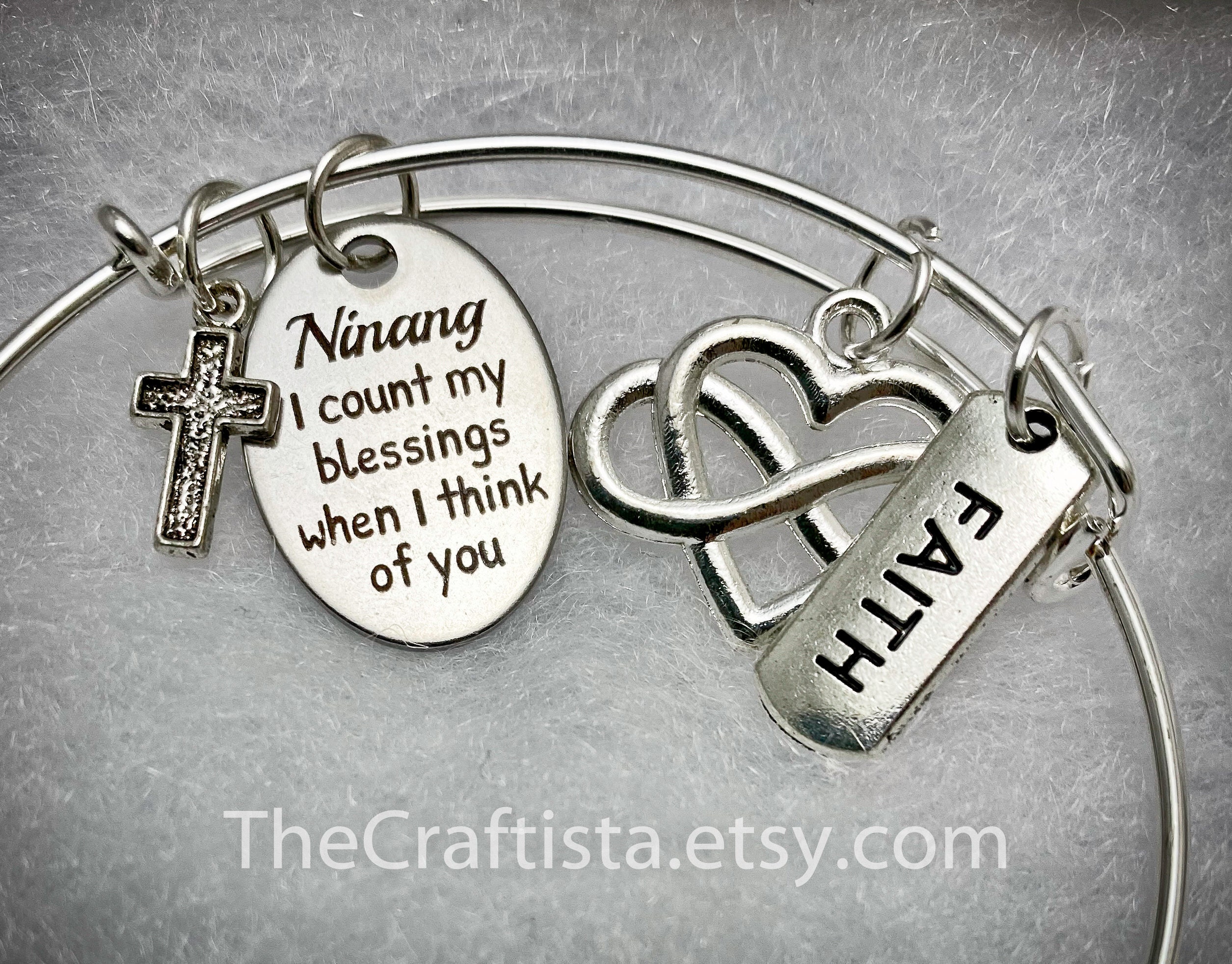 NIB Boxed Ninang Bangle Ninang Bracelet Ninang Charm | Etsy